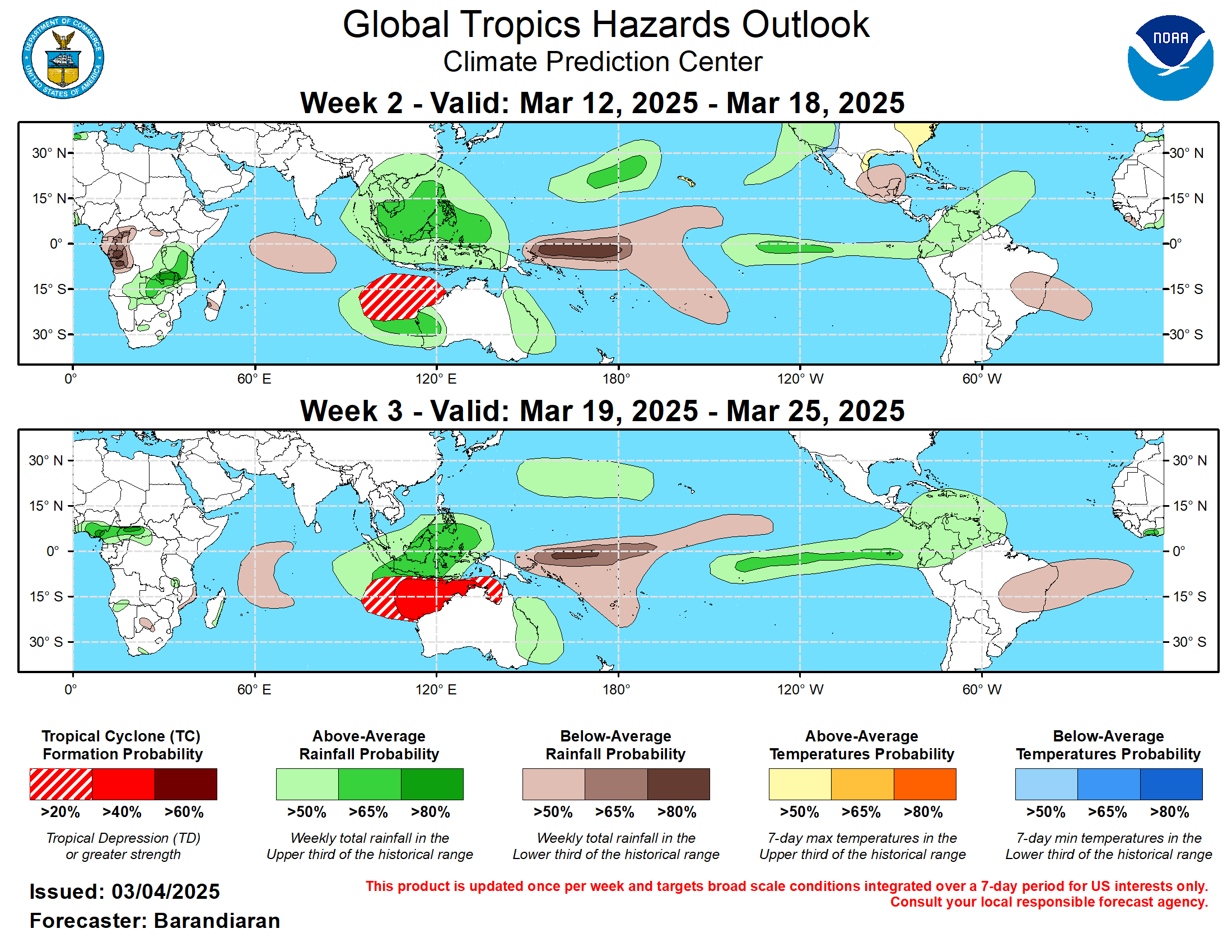 Watching the Tropics - Tropical Storm and Hurricane Forecasts